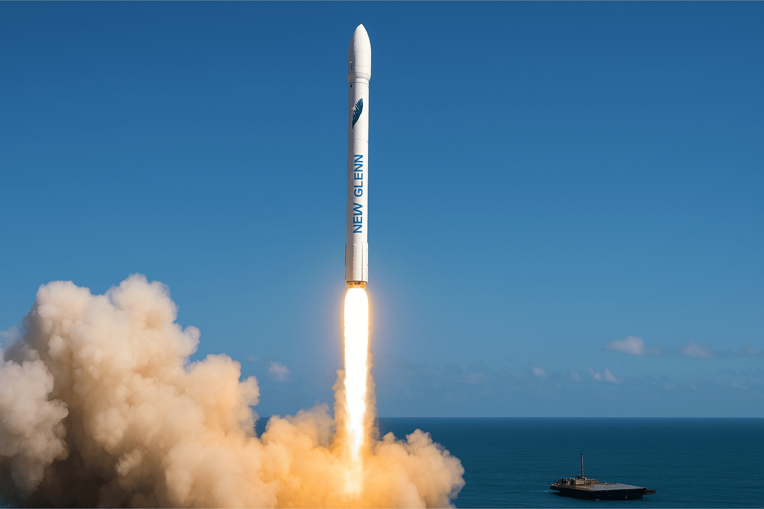 Precision in orbit! Blue Origin’s 320-foot New Glenn rocket aces launch ...